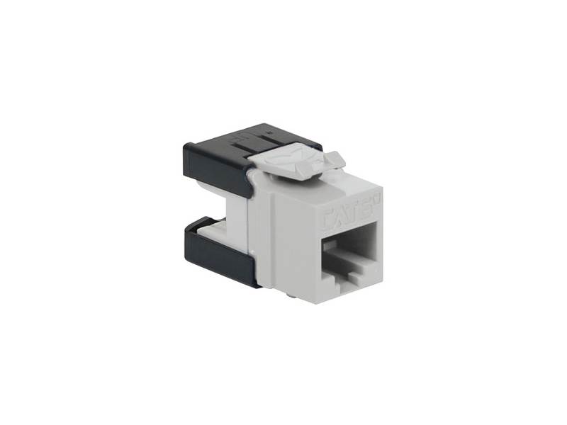 Cat 6a Modular Keystone Jack - RJ45 (8P8C) Hd - White | Computer Cable ...