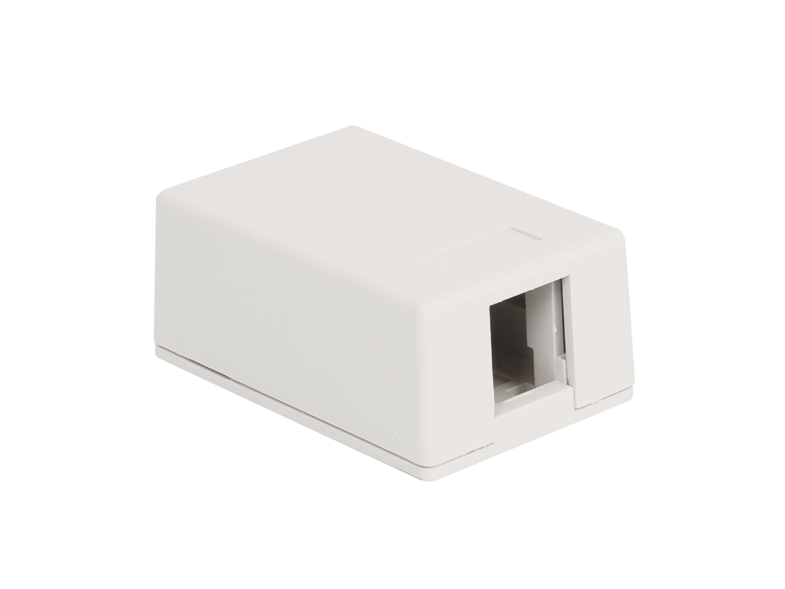 Surface Mount Box 1-port White | Computer Cable Store