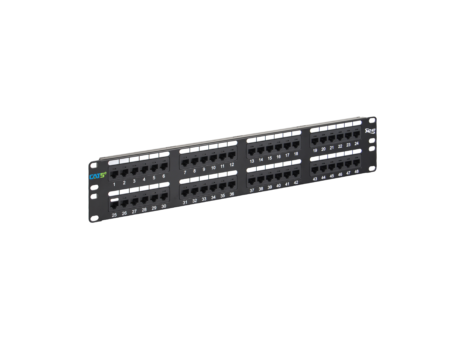 Cat 5e Patch Panel 48-port 2 Rms | Computer Cable Store