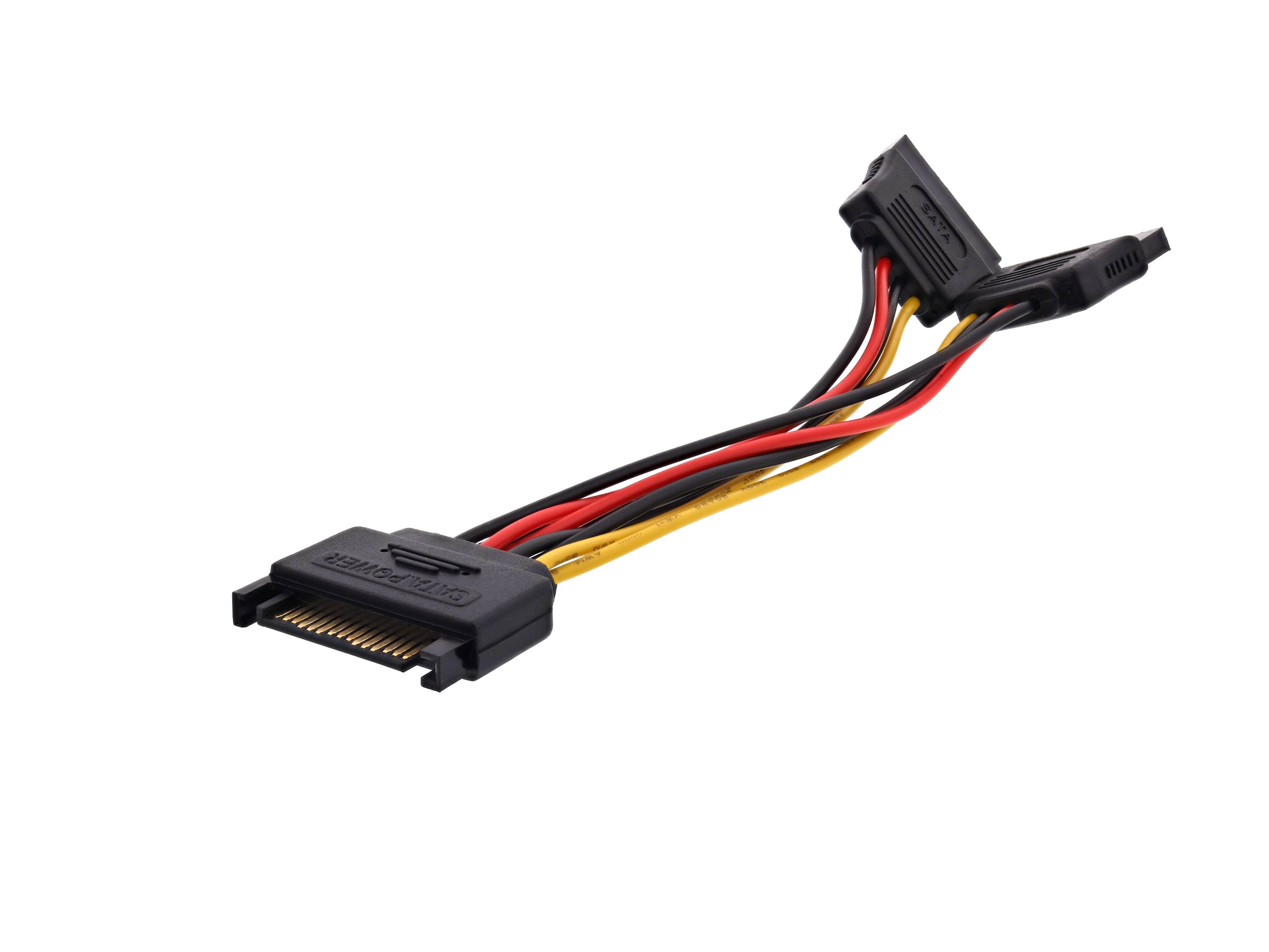 6 Inch Serial ATA Power Y Cable | Computer Cable Store
