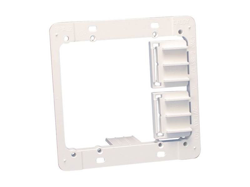 Low voltage double gang bracket* - Qty 100 | Computer Cable Store