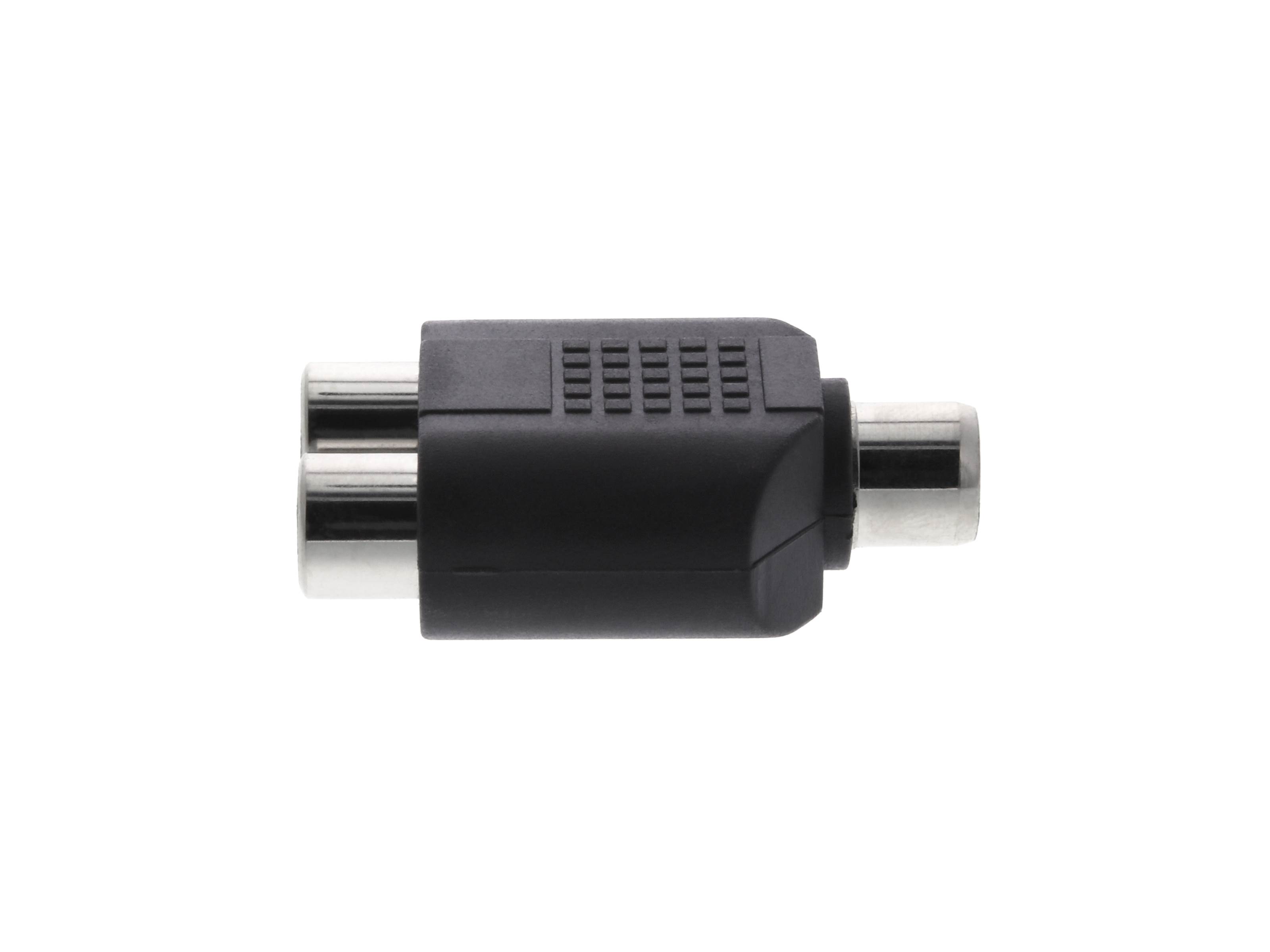 Composite Adapter - RCA Jack to 2 RCA Jacks | Computer Cable Store