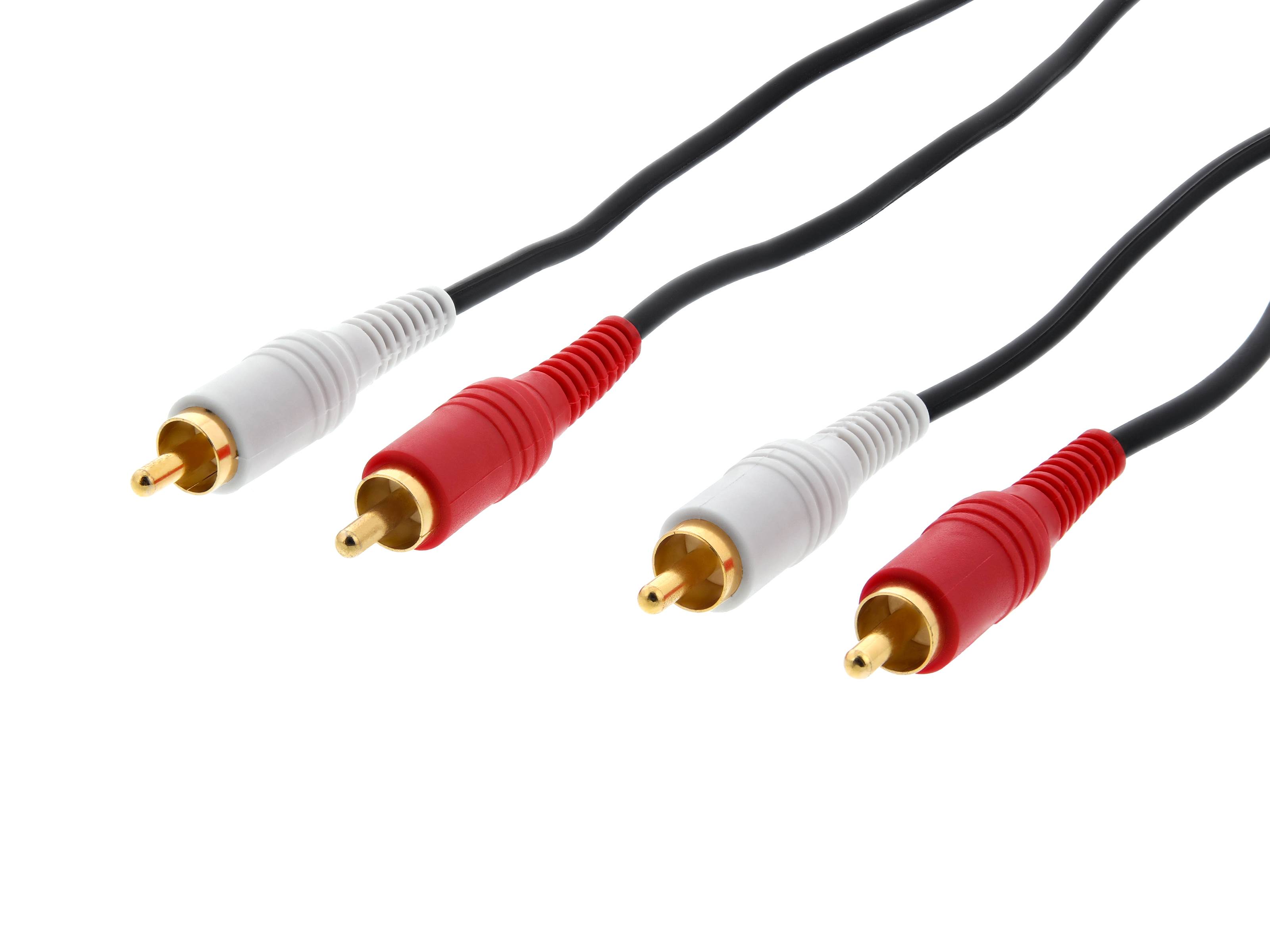 Gold RCA Stereo Audio Cable 3 FT | Computer Cable Store