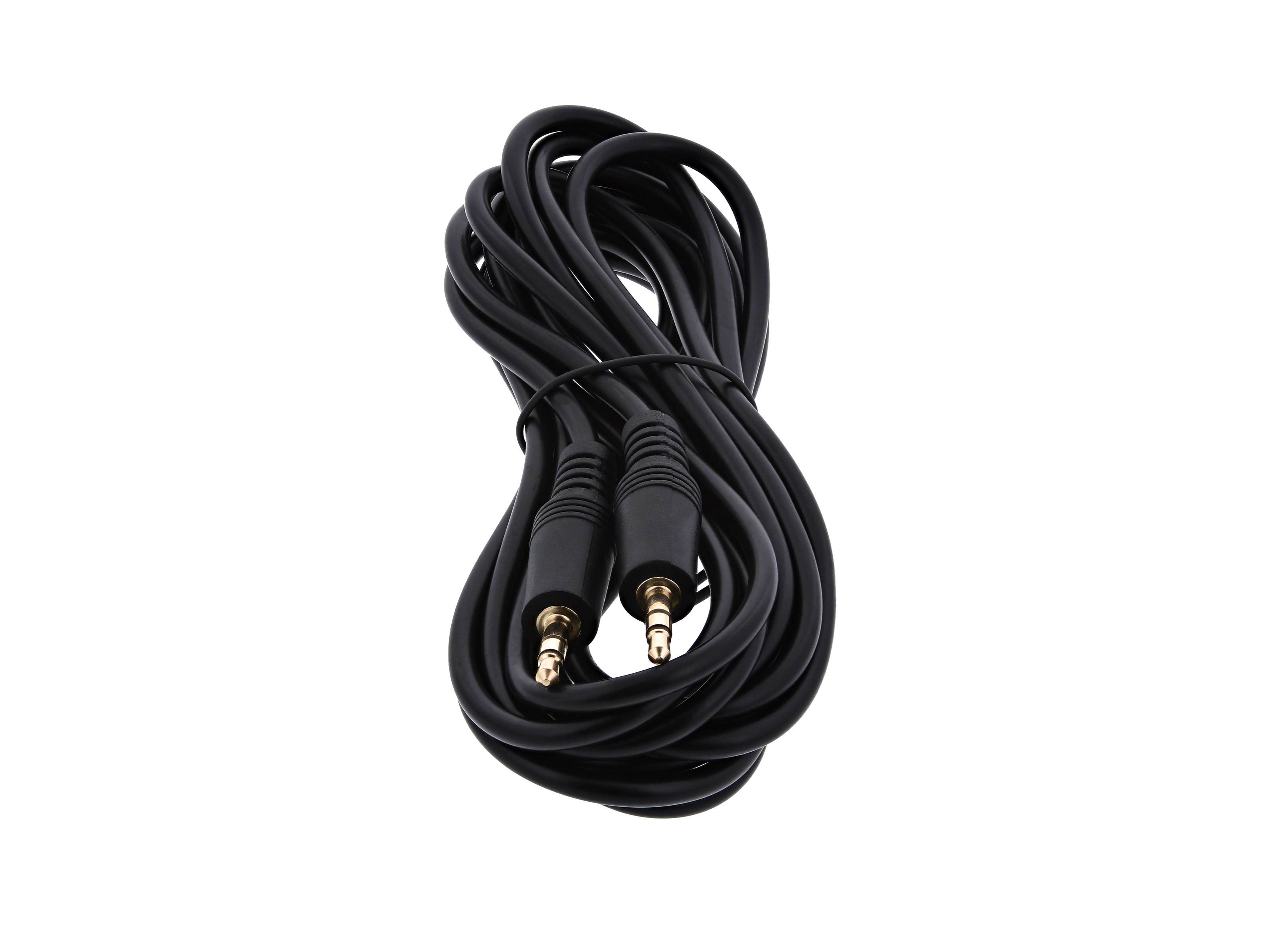 12 FT Stereo AUX Cable - 3.5mm Stereo M/M | Computer Cable Store