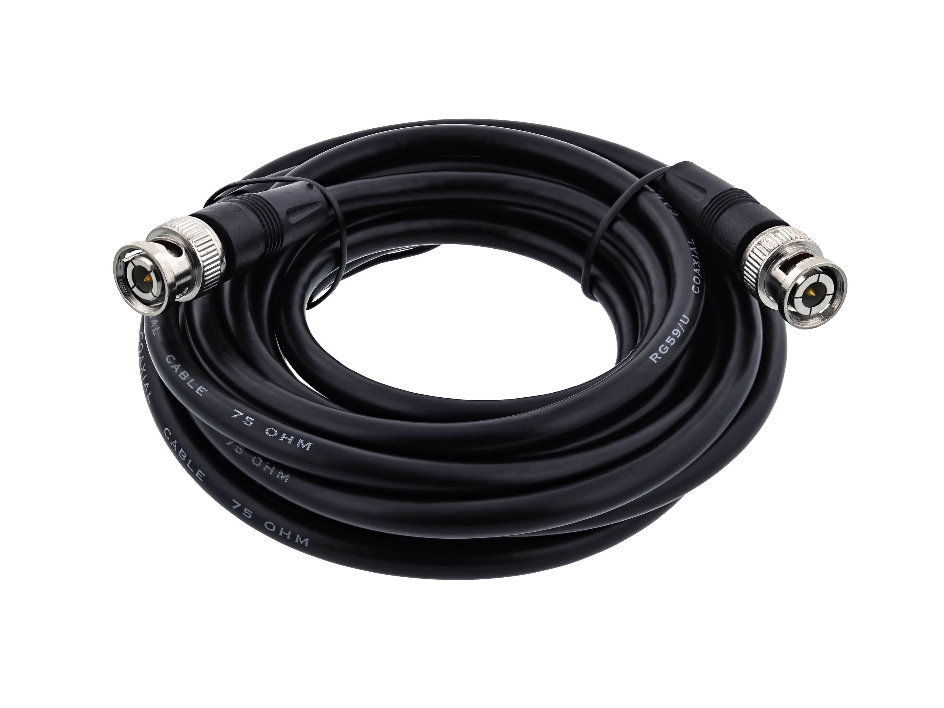 RG59/u Coaxial Patch Cable BNC 12 FT | Computer Cable Store