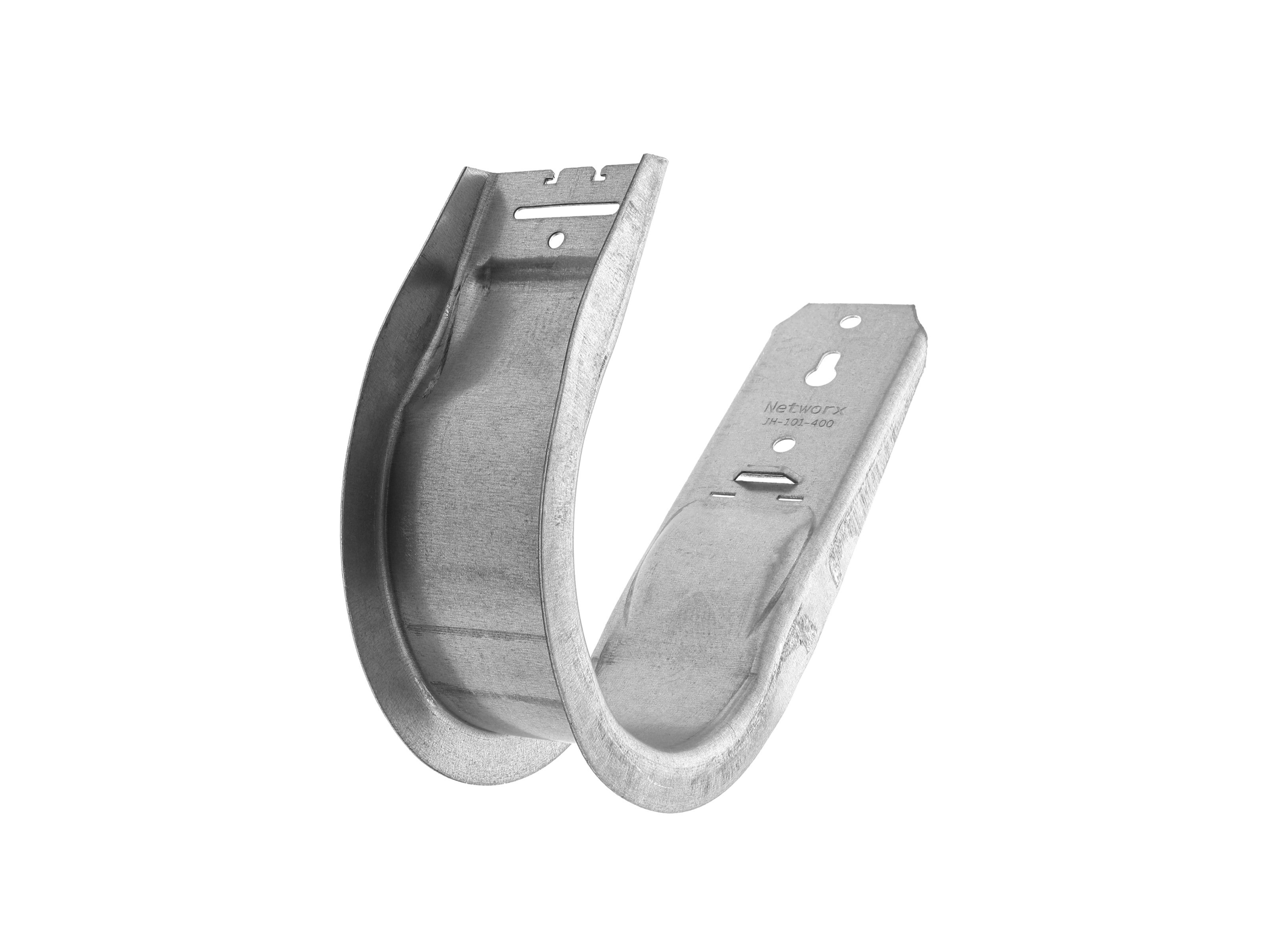 4 Inch J-Hook - Standard Mount, Galvanized, 25 Pack | Computer Cable Store