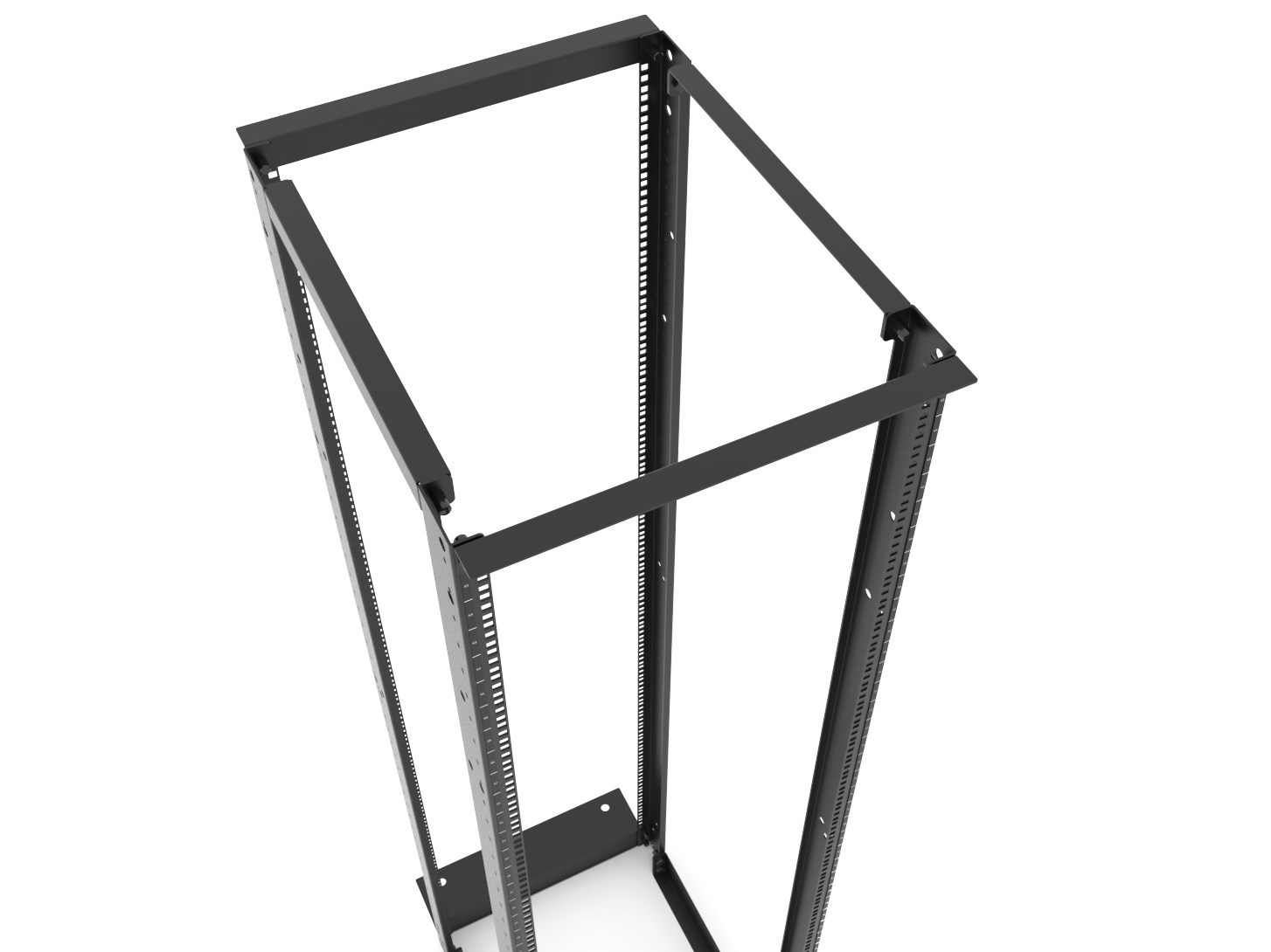 45U Four Post Cold Rolled Steel Rack | Computer Cable Store