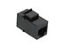 RJ45 Cat6 Keystone Jack - Pass Through Panel Mount - Black | Computer ...