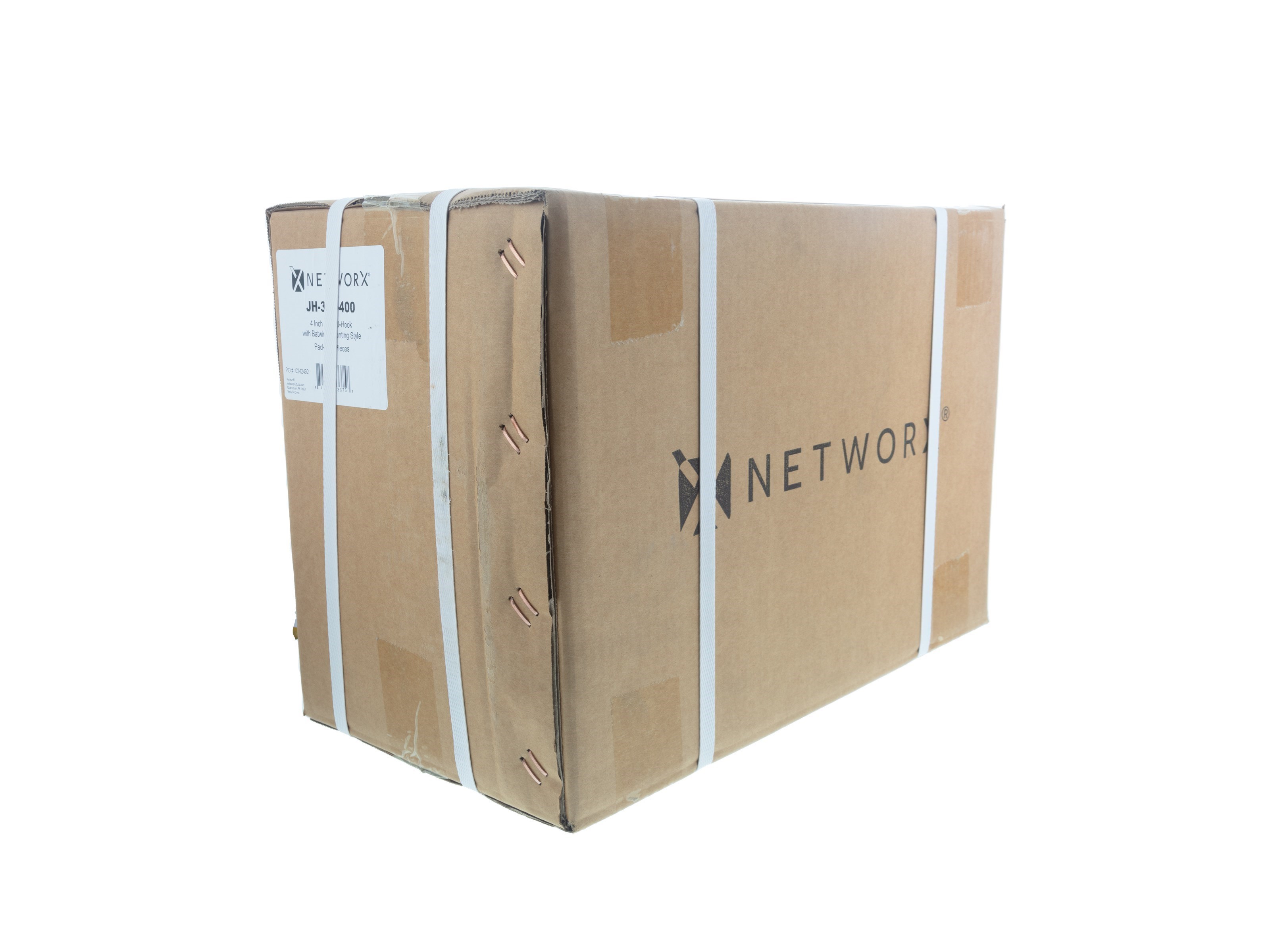 4 Inch J-Hook - Batwing Mount, Galvanized, 25 Pack | Computer Cable Store