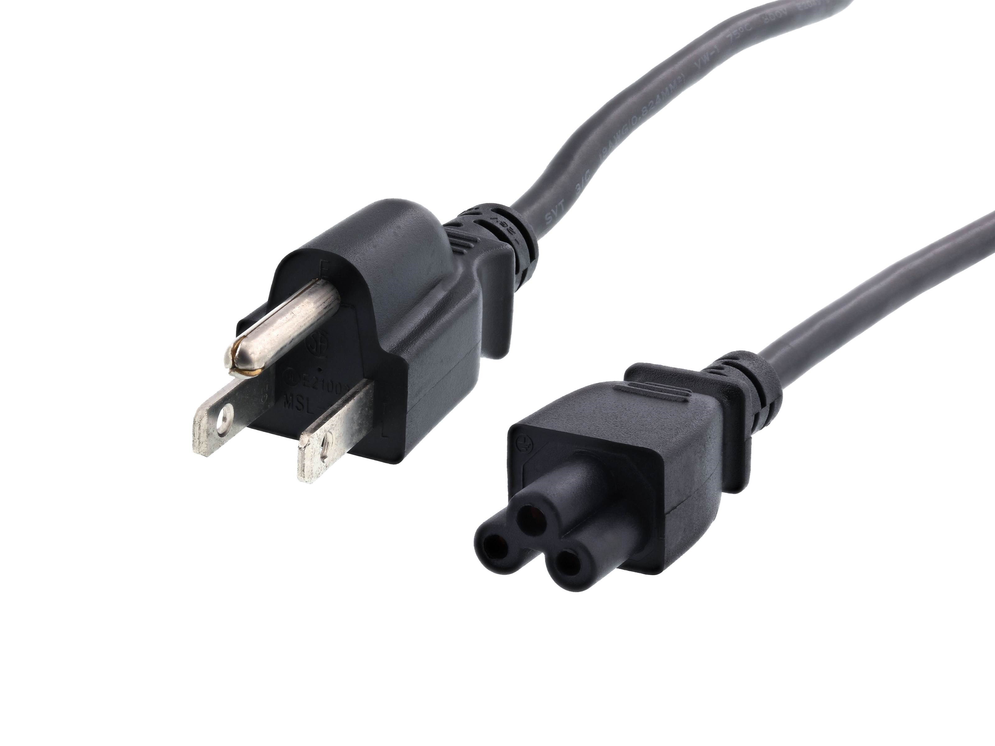10 FT Standard Laptop Power Cord C5 | Computer Cable Store