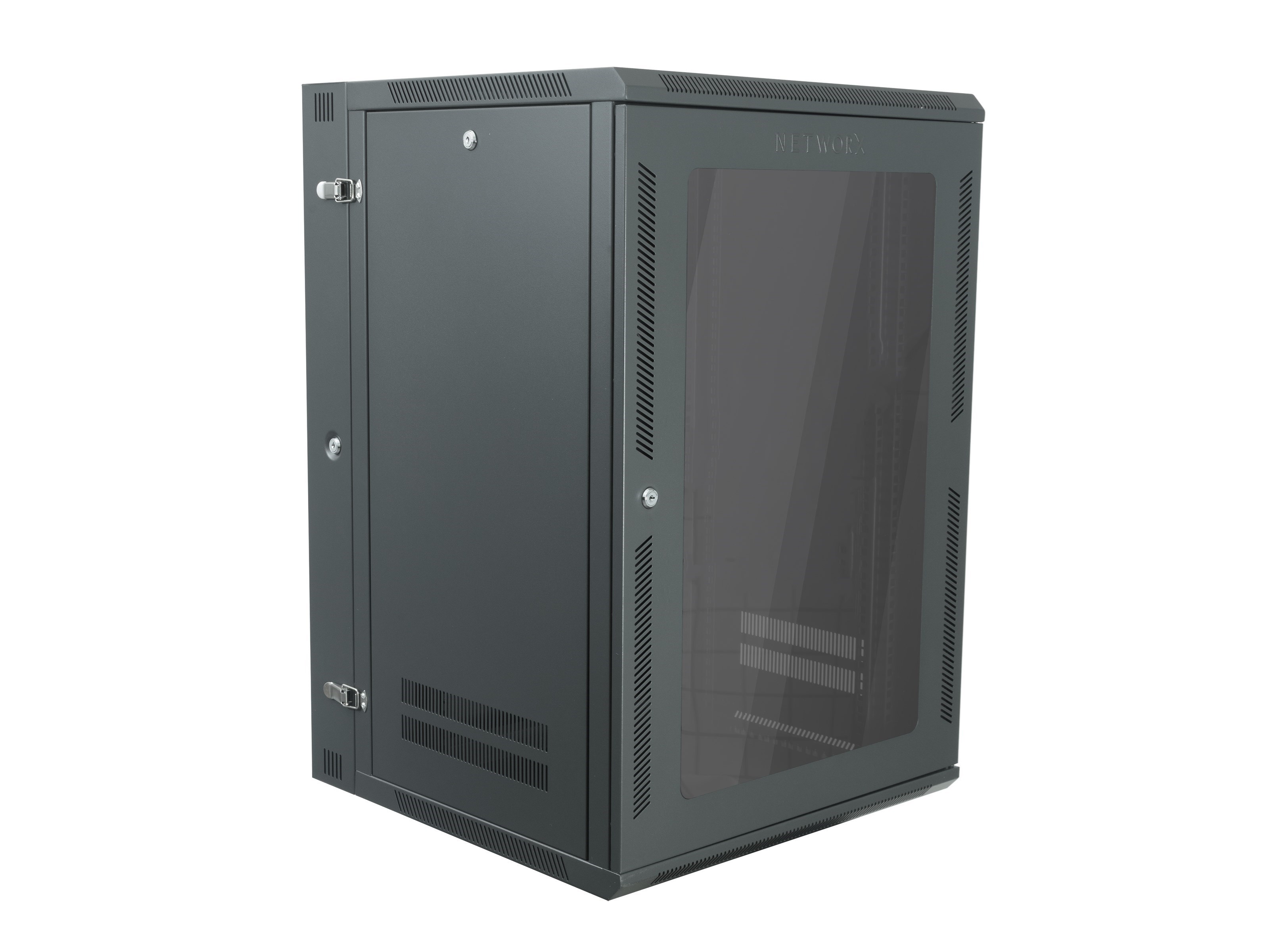 18U Swing Out Wall Mount Cabinet - 501 Series, 24 Inches Deep, Flat ...