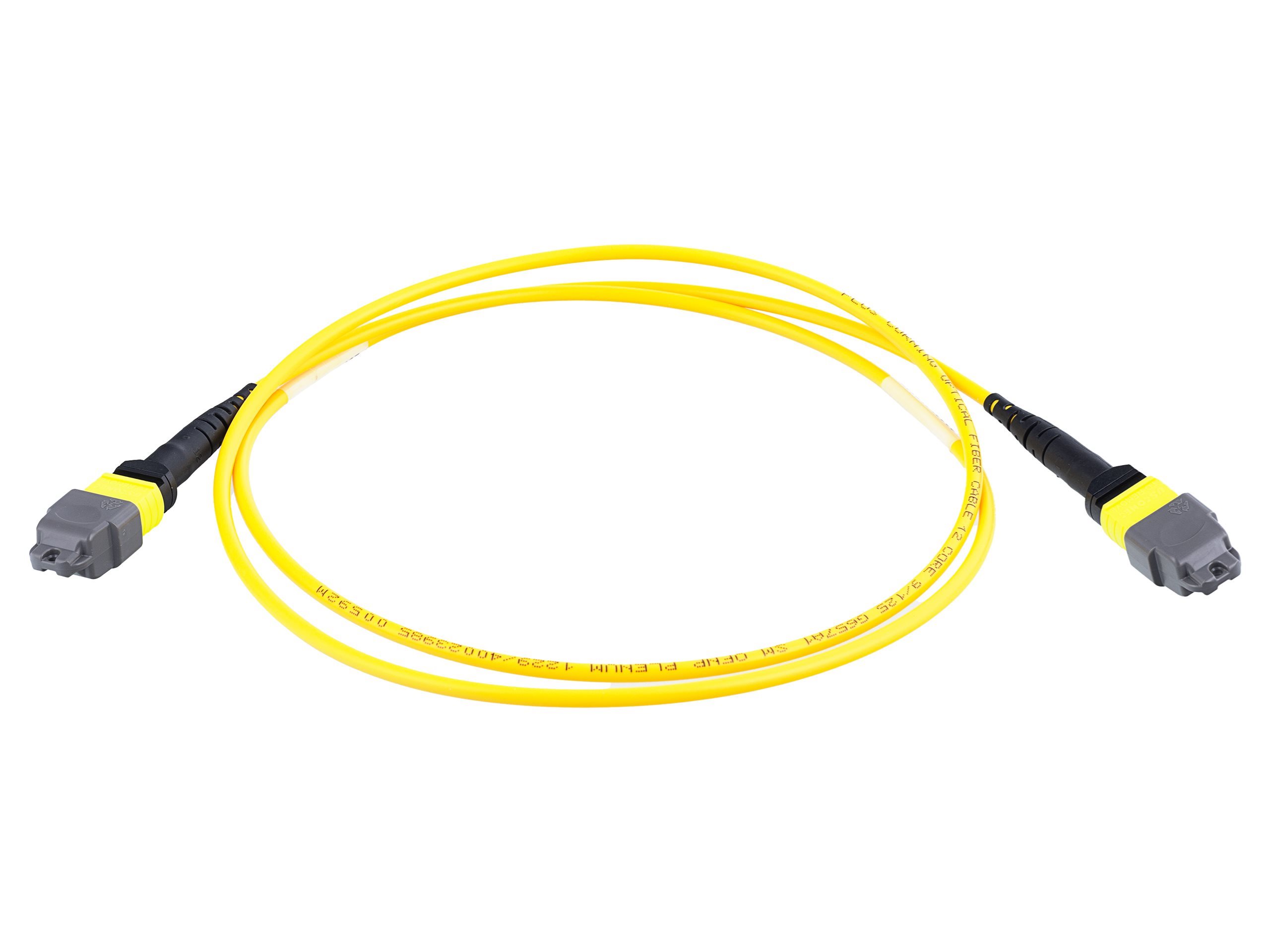 Custom OS2 MTP® 12-Fiber Plenum Singlemode Trunk Cable – Type A or B ...
